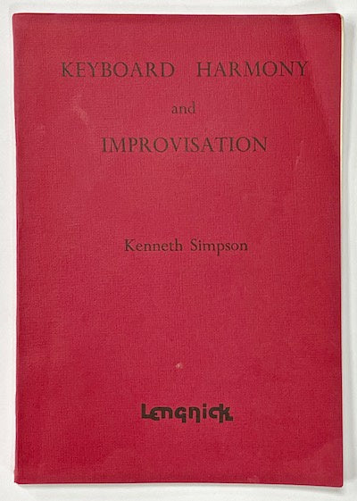 Keyboard Harmony and Improvisation, Kenneth Simpson – Pianoworks